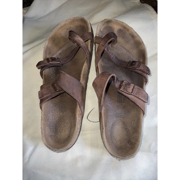 Birkenstock | Shoes | Birkenstock Mayari Sandals Toe Loop Slide ...